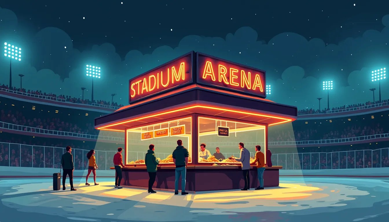 Best Food Stands at Little Caesars Arena: Red Wings Game Guide