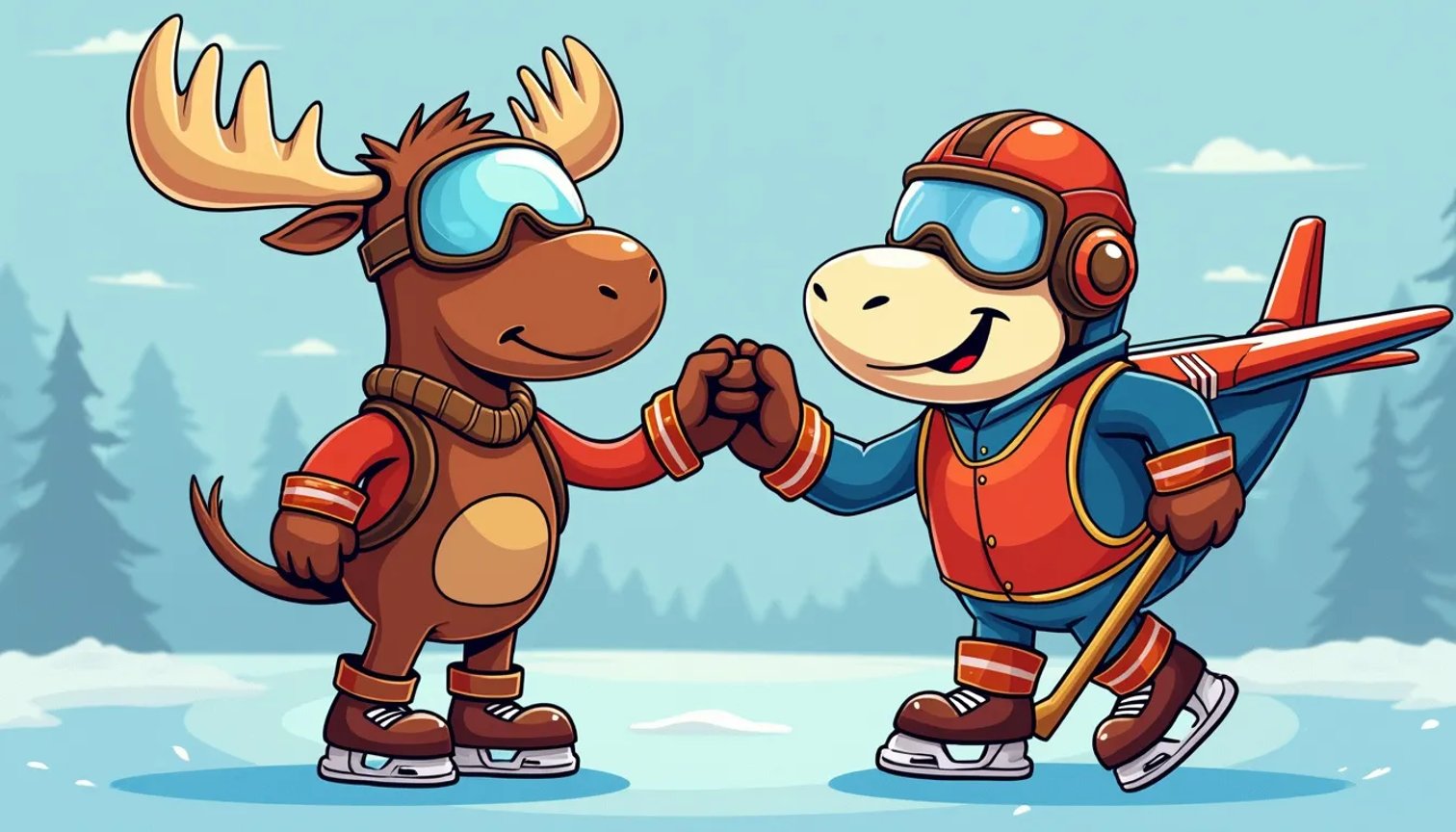 Winnipeg Jets Mascots: The Tale of Benny and Mick E. Moose
